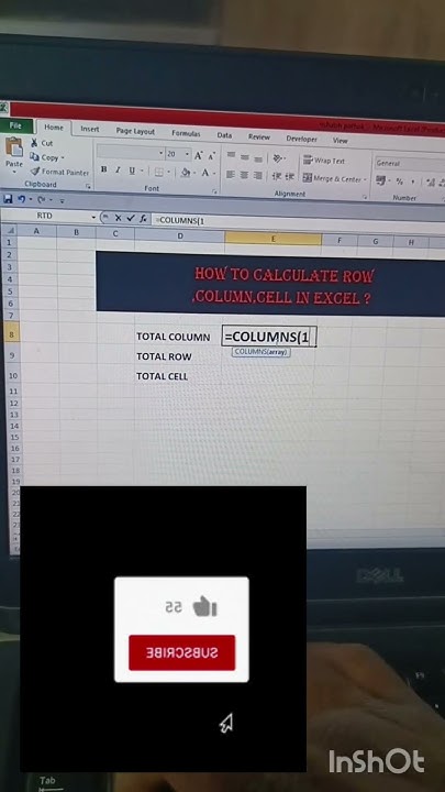 How to calculate Row, Coloum, Cell in Excel #computer #exceltricks #exceltips #trendingshorts # ...