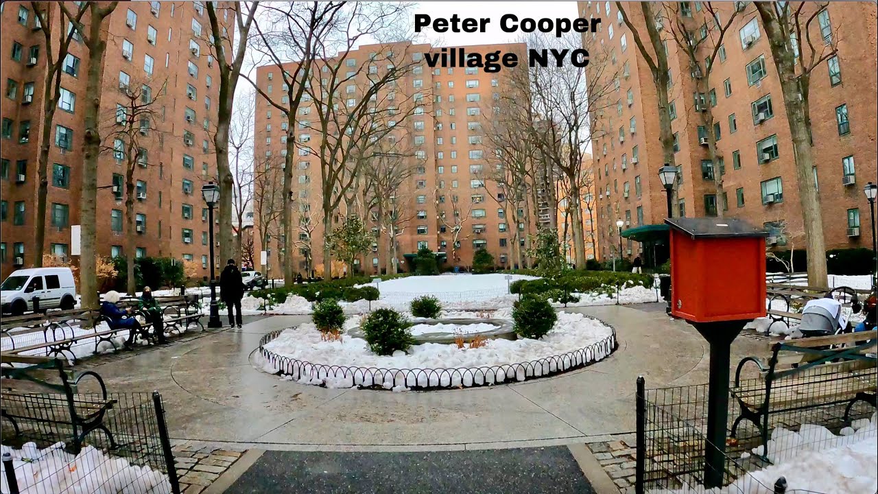 Walking Peter Cooper Village During The Winter Time 2022 - YouTube