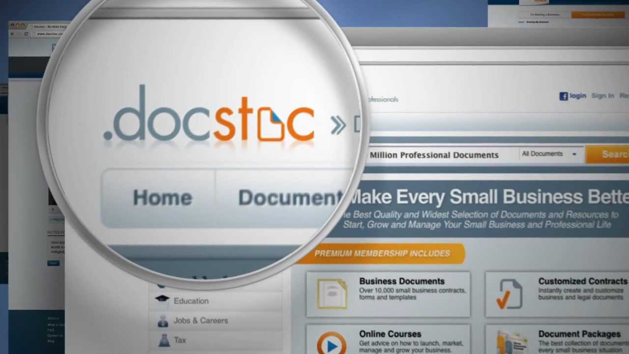 Welcome to Docstoc.com - YouTube