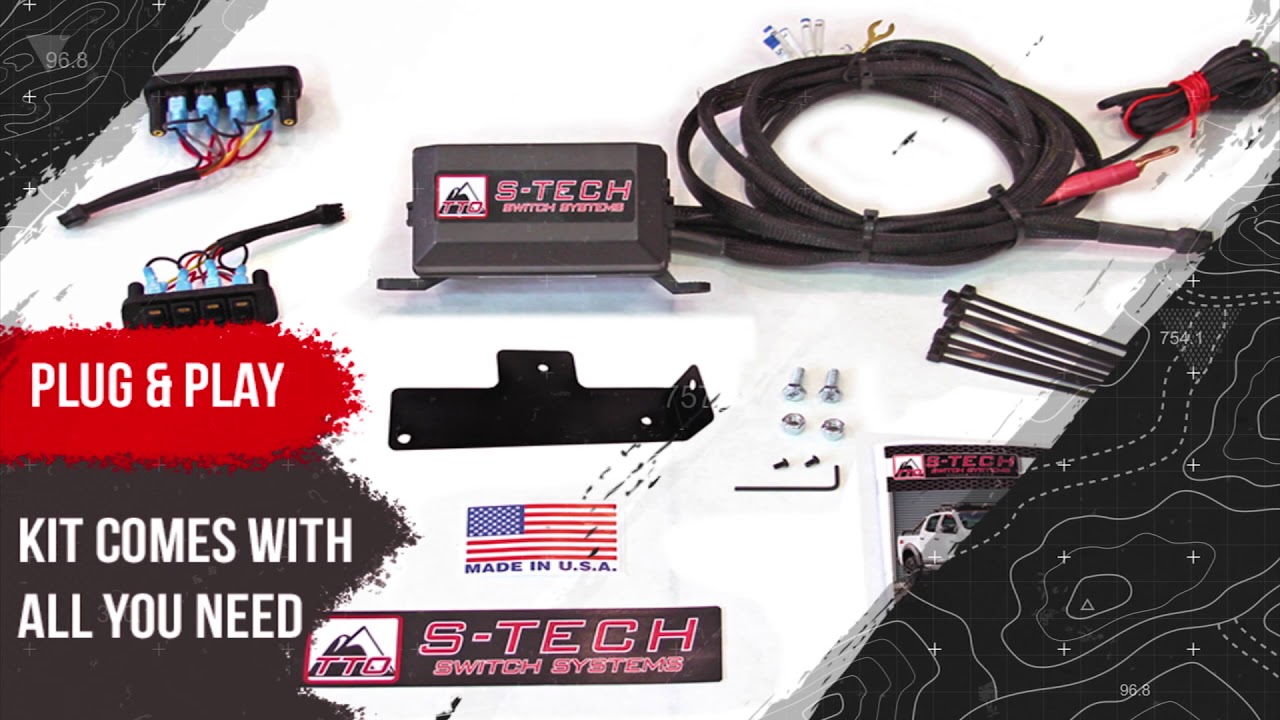 S-TECH Chevrolet Colorado / GMC Canyon Custom Switch Systems - YouTube