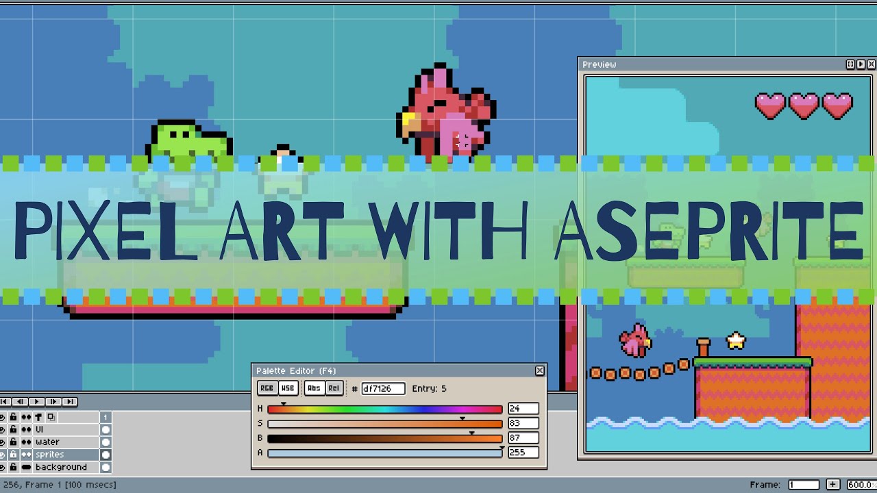 Pixel Art with Aseprite - YouTube