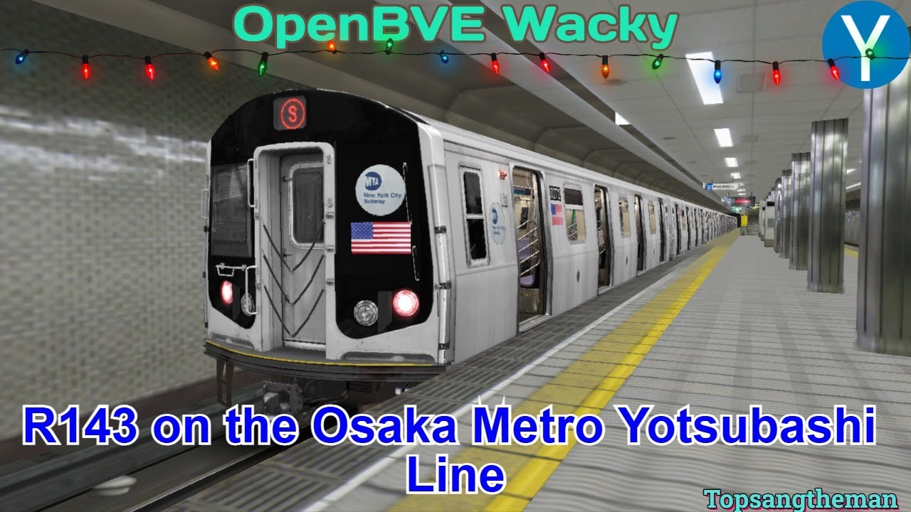 OpenBVE Wacky - R143 on the Osaka Metro Yotsubashi Line - YouTube