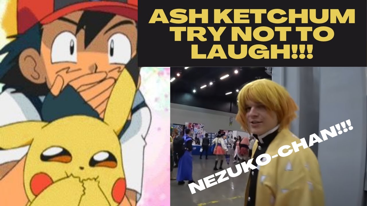 Ash Ketchum Reacts - "Try Not To Laugh Challenge" [Voice Reaction ...