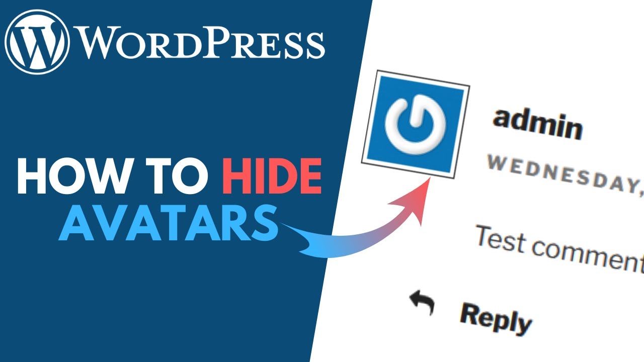How to Hide Avatars in WordPress - YouTube