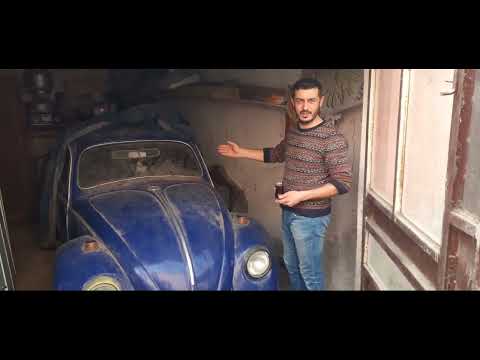 20 sene garajda yatan vosvos # volkswagen kaplumbağa   #   VW beetle left in garage for 20 years