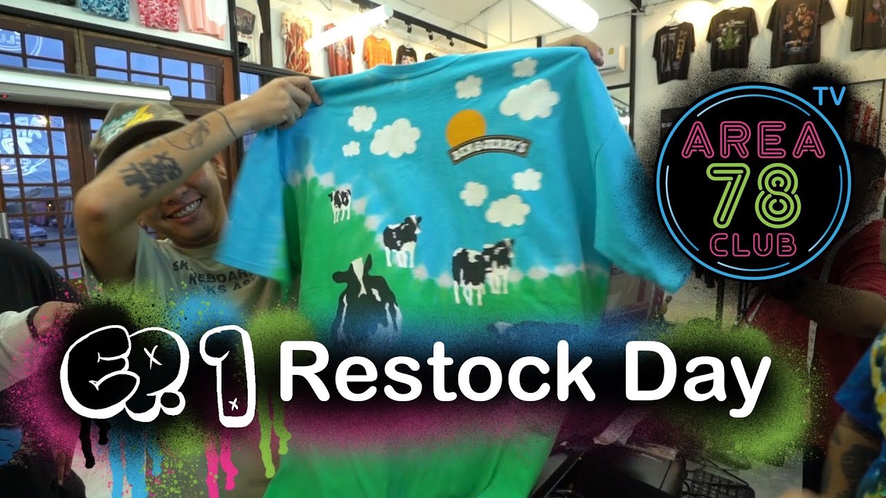 AREA 78 CLUB TV Ep.1 Restock Day - YouTube