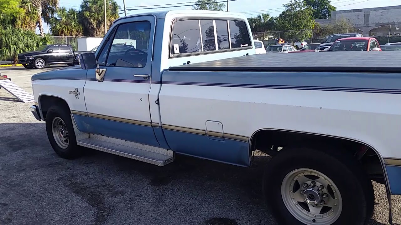 1987 Chevrolet Silverado R20 - YouTube