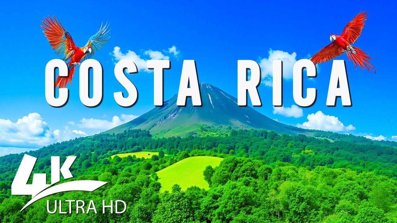 COSTA RICA 4K - Embrace the Wild Beauty of Rainforests and Coastal ...
