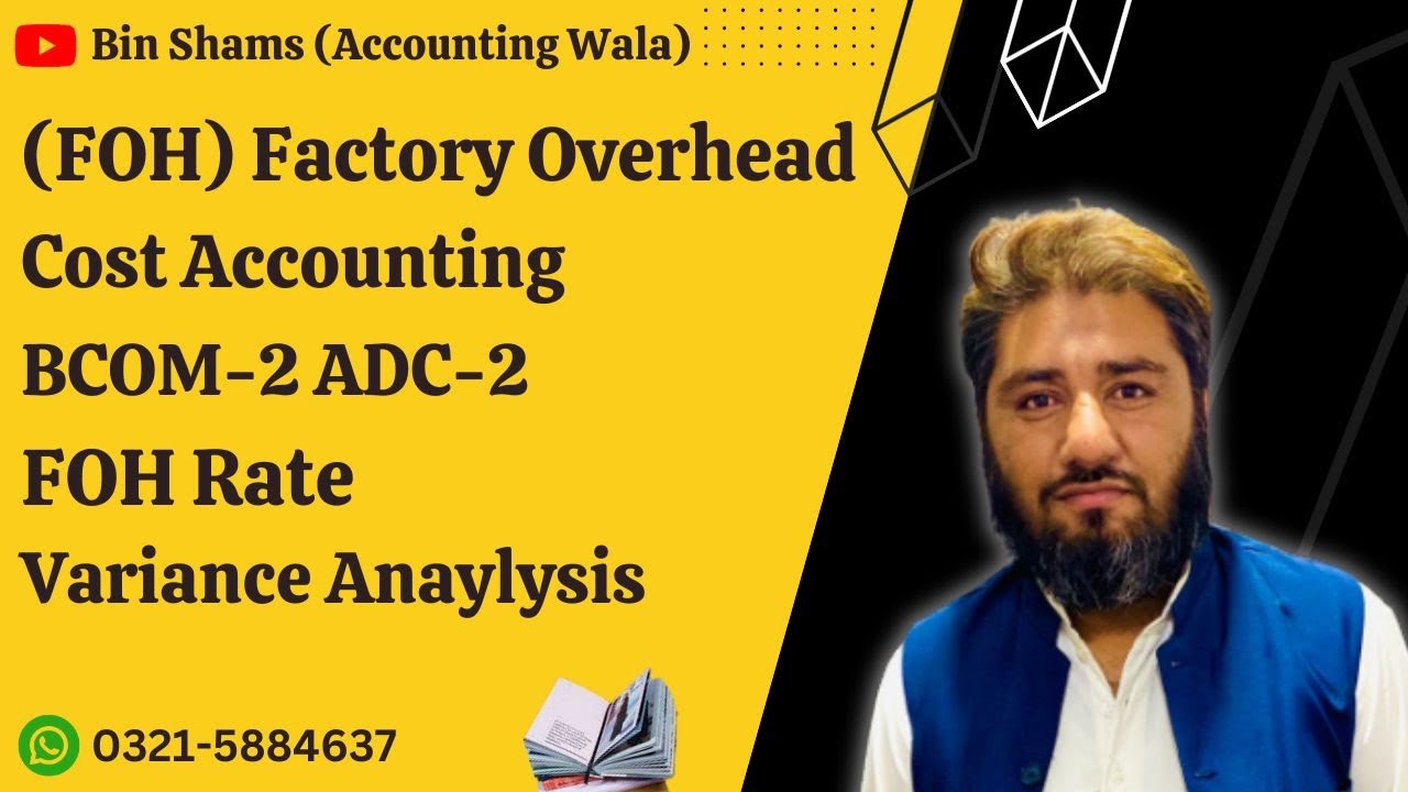 Cost Accounting || Variance Analysis || Q#10-17 || Ch#10 || BCOM-2 ...