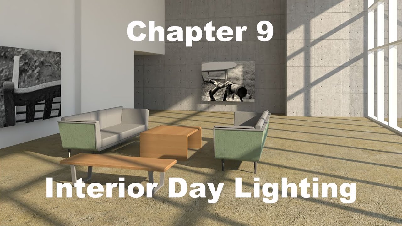 GSG - Vectorworks Renderworks 2015 - Interior Day Lighting - YouTube