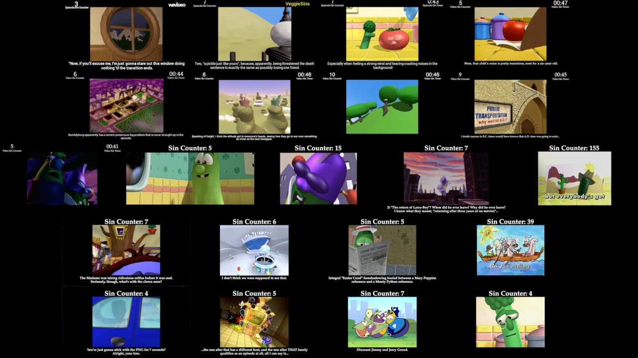 Every Veggie Sins Episode Played At The Same Time Youtube