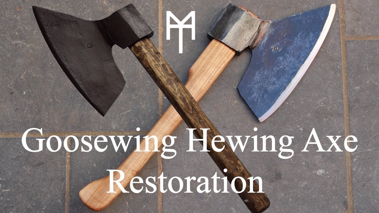 Broad Axe Hewing Axe Restoration - YouTube