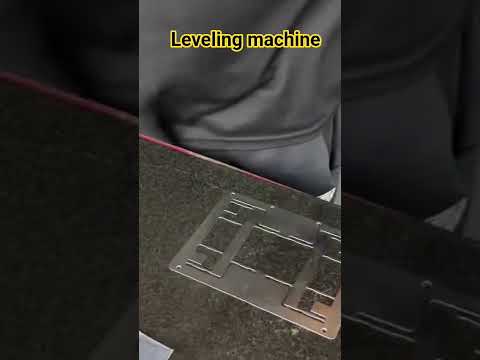 [More Cutting Technology] High-Speed Leveling Machine for Steel Plate ...