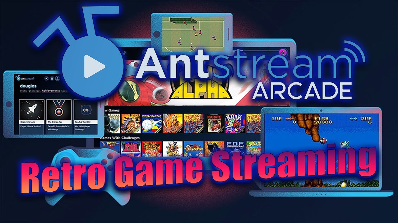 Antstream Retro Game Streaming Service - Setup and Gameplay Test - YouTube