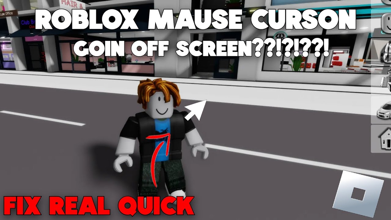 How To Fix Roblox Cursor Going Off Screen Fix PROBLEM (GUARANTEE FİX ...