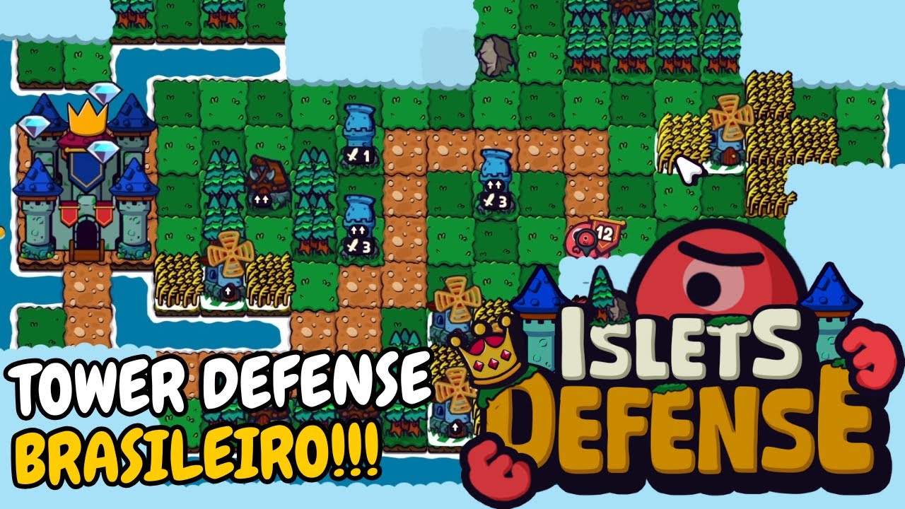 TOWER DEFENSE BRASILEIRO muito DIVERTIDO! | Islets Defense - YouTube