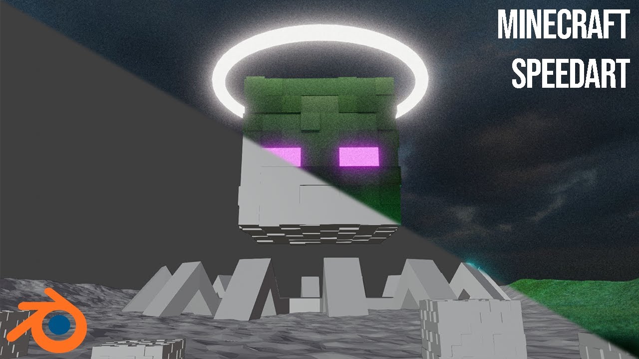 Blender Speedart - Minecraft Zombie [3D] - YouTube
