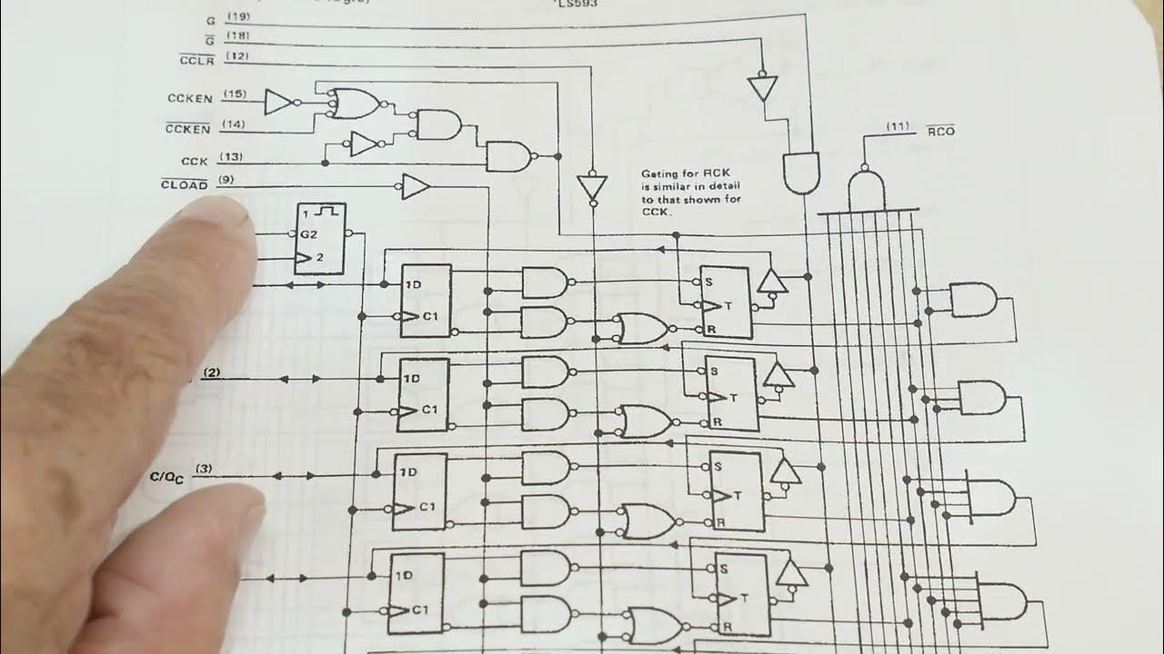 #1690 74LS593 74593 8 Bit Counter - YouTube