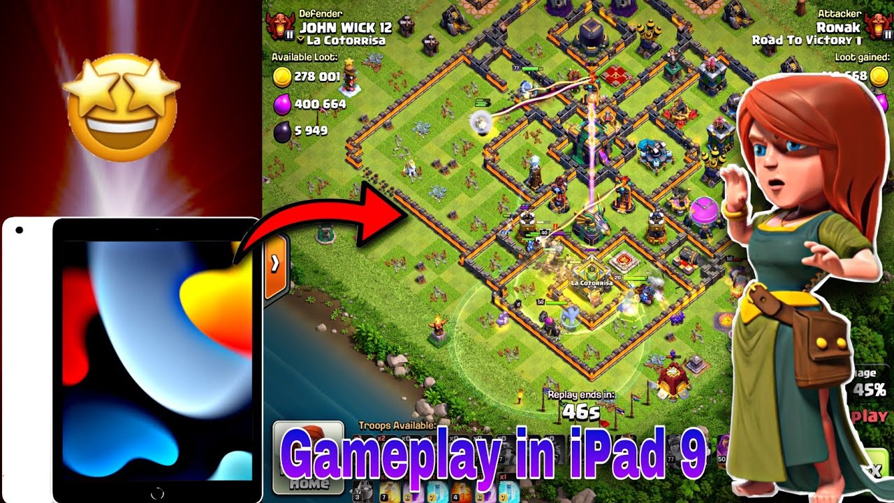Bought iPad 9 Generation for Clash Of Clans | IPad 9 Generation ...