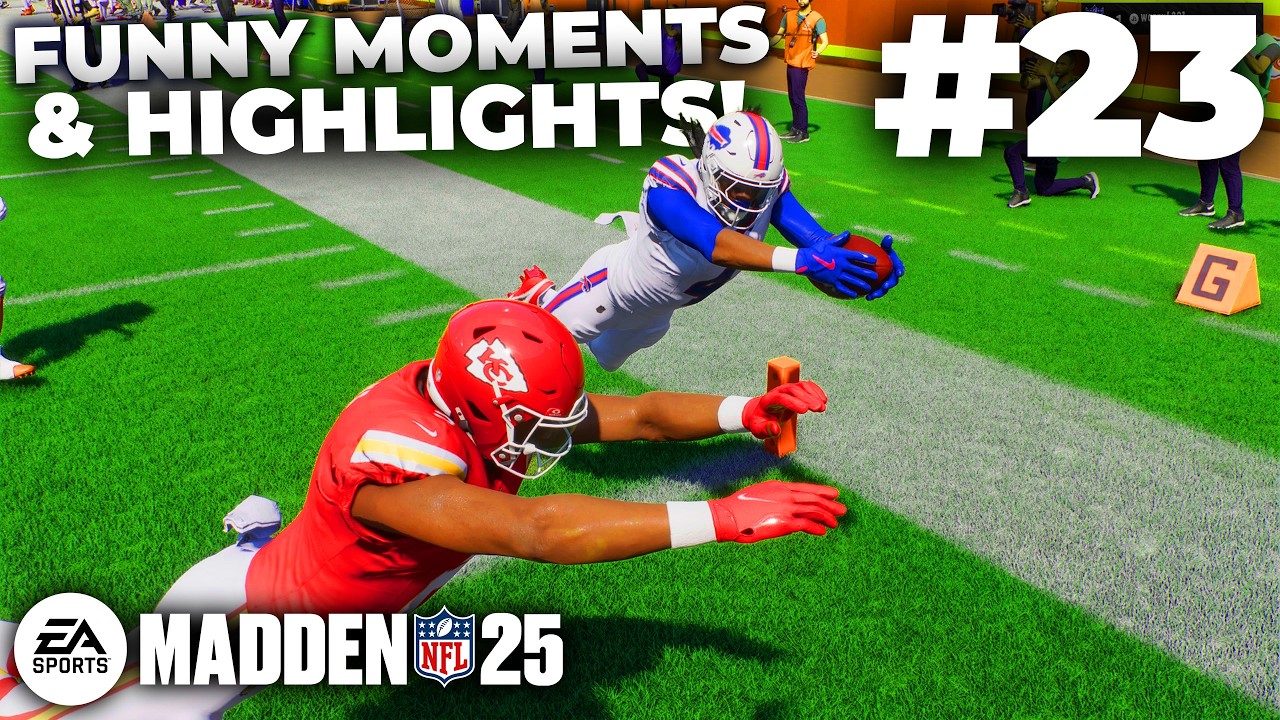 MADDEN 25 FUNNY MOMENTS + HIGHLIGHTS #23! - YouTube