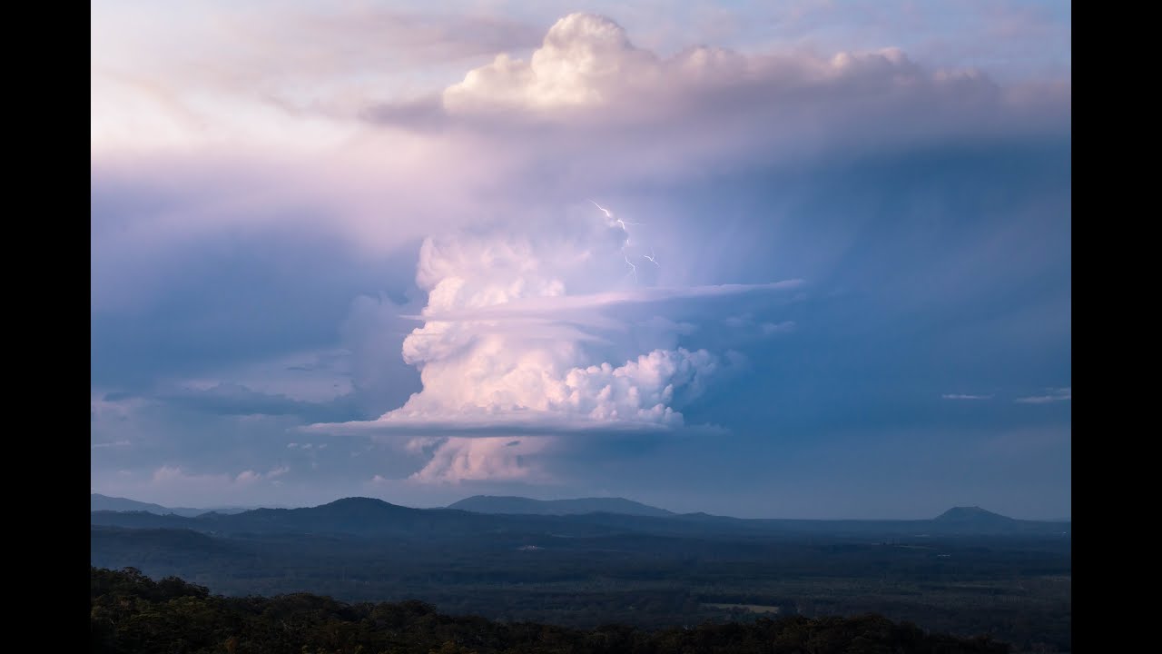 Supercell Storm Timelapse Australia Youtube