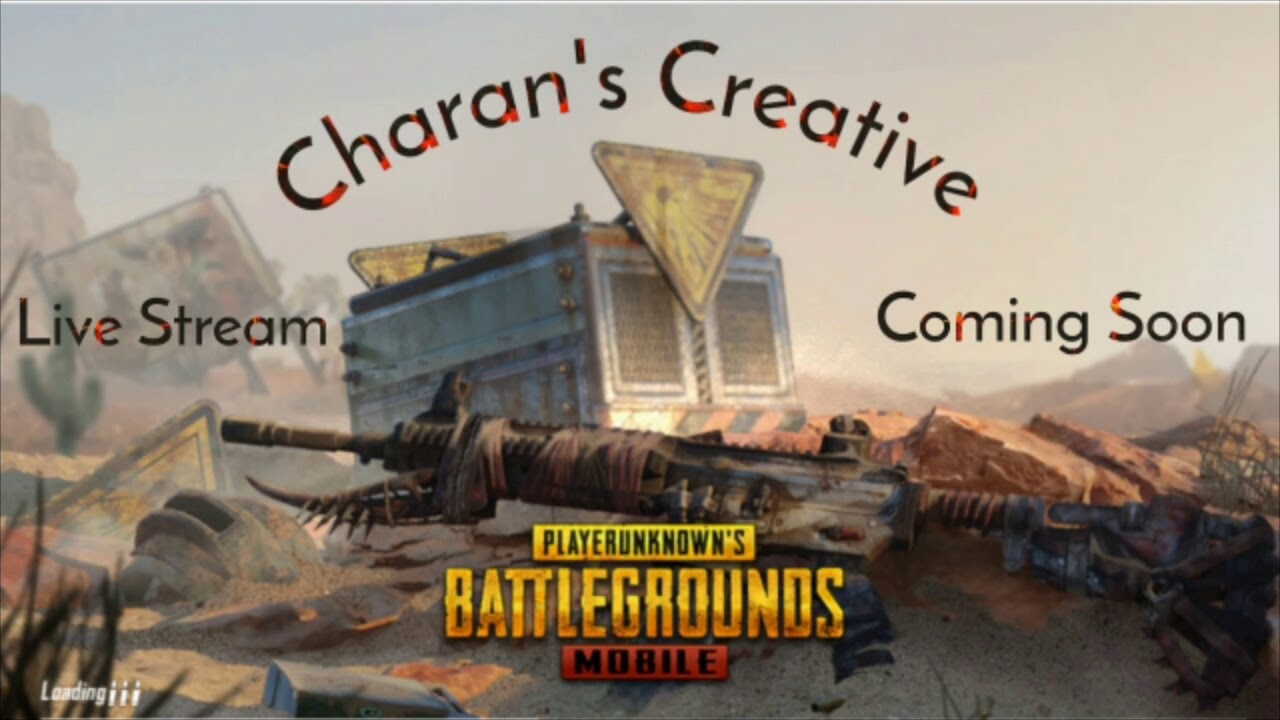 PUBG MOBILE Live Stream coming soon - YouTube