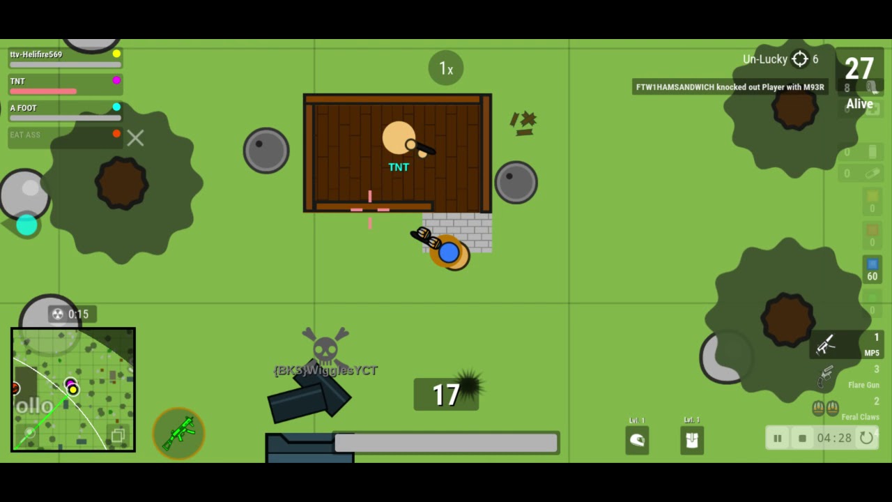 surviv.io - 2d battle royale game - YouTube