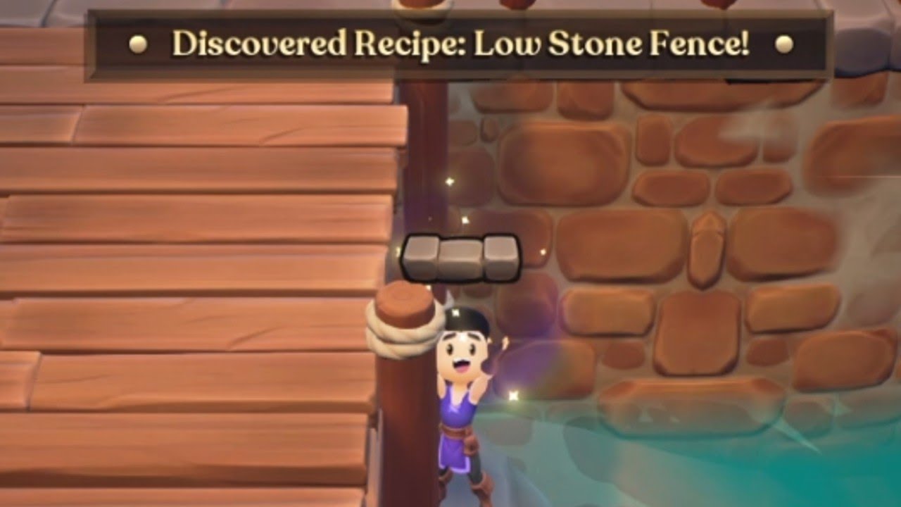 Fae Farm - Low Stone Fence Recipe Location - YouTube