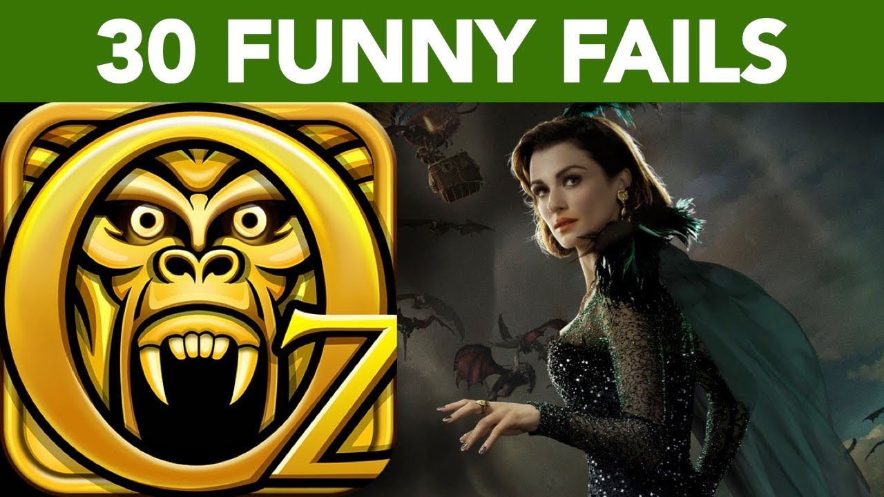 Temple Run Oz FUNNY FAILS | 30 Funny Fails in Emerald City - YouTube