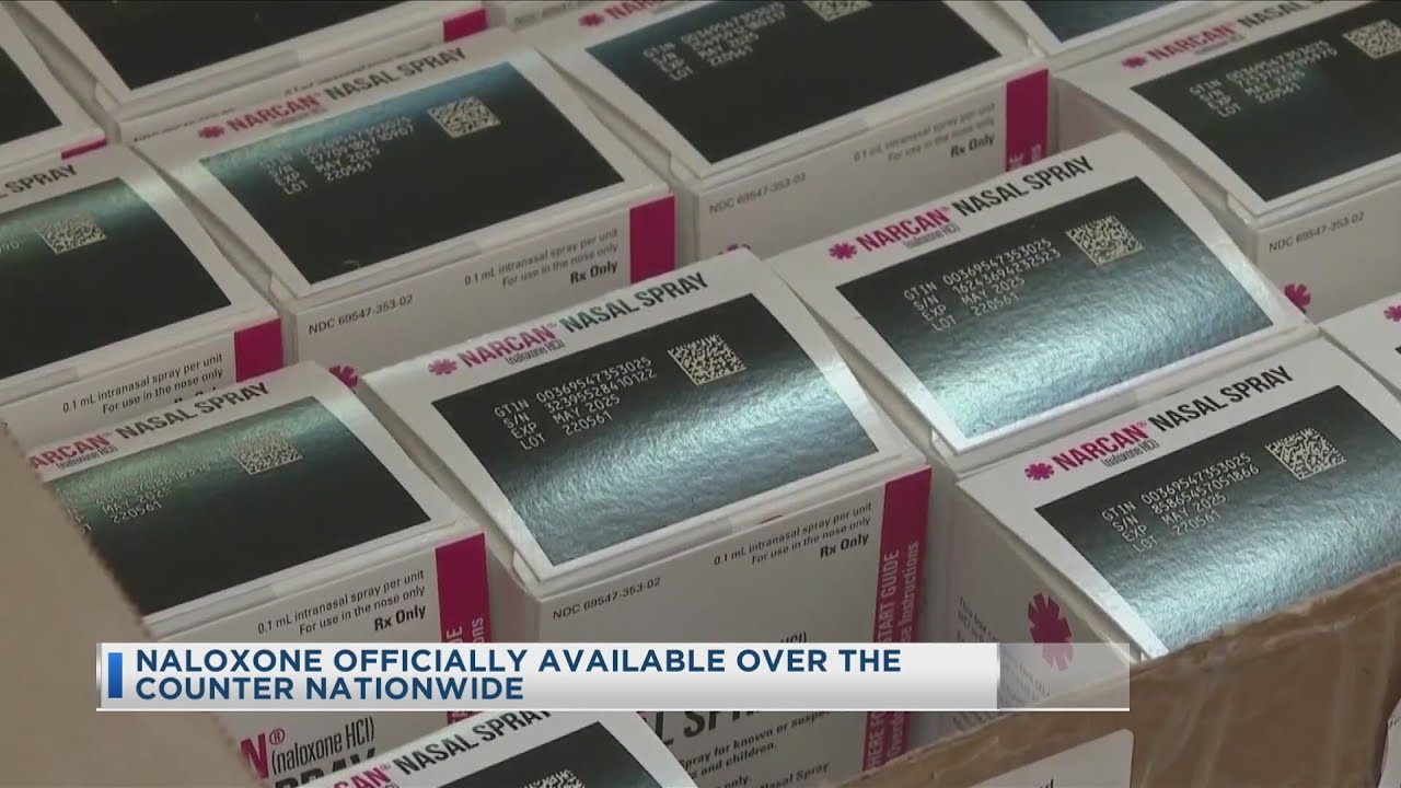 Naloxone Officially Available Over The Counter Nationwide - YouTube