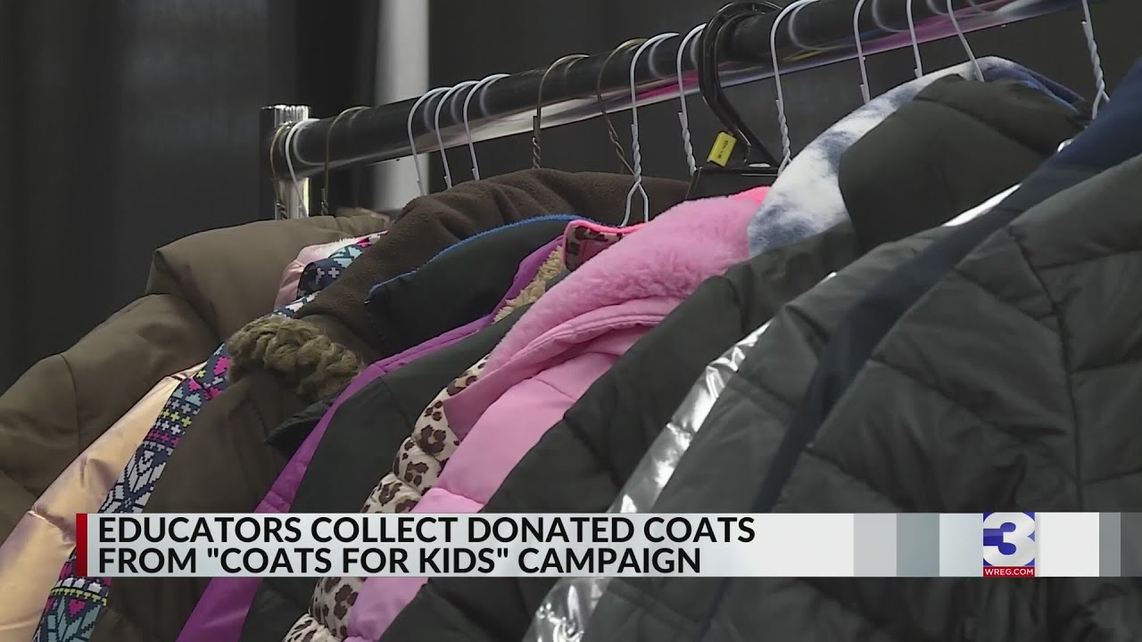 Nearly 2,000 coats donated during 'Coats for Kids' drive - YouTube
