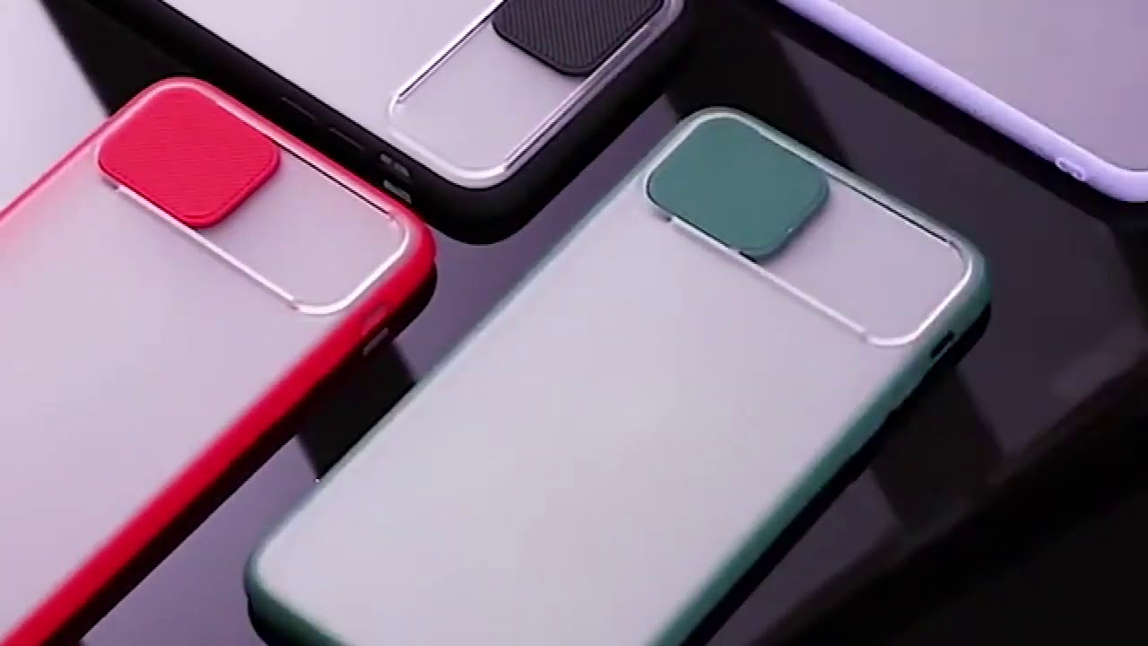 Slide Camera Cover Phone Case Shockproof TPU - YouTube