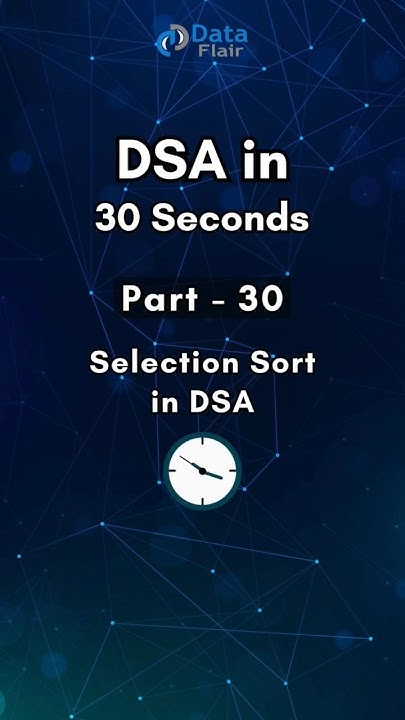 Introduction to Selection Sort #dsa #programming - YouTube
