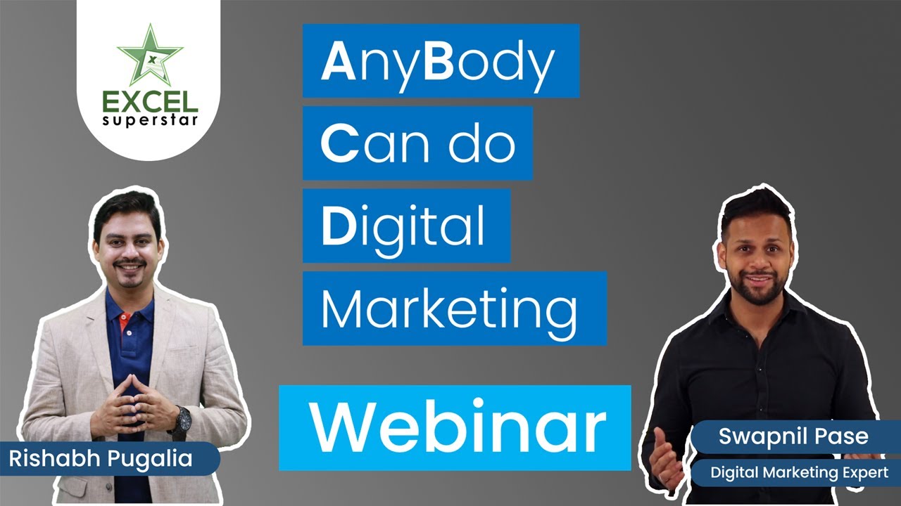 ABCD of Digital Marketing - Online Live webinar - YouTube