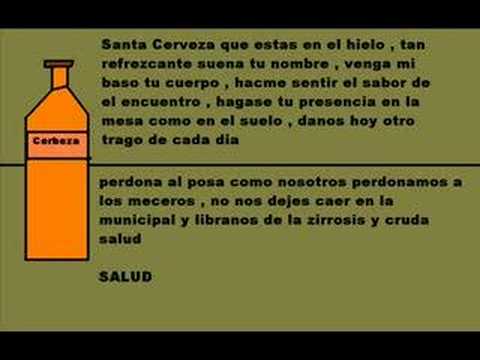 La Oracion de la Santa Cerveza - YouTube