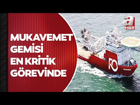 Mukavement Gemisi en kritik görevi üstlendi! 280 tonluk parçayı denizin dibine yerleştiriyor