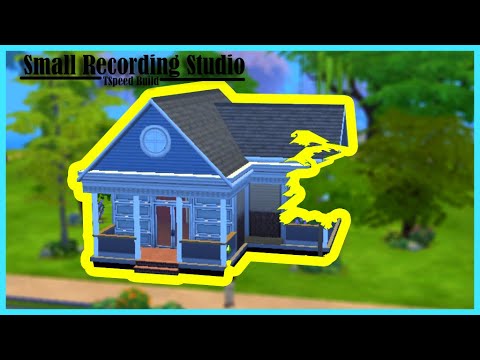 Small Recording Studio (The Sims 4 Speed Build) - YouTube