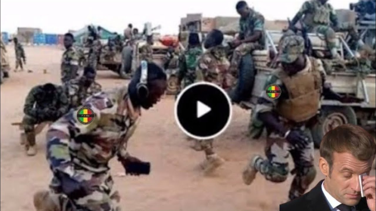 L'armée malienne danse de joie après avoir frappé un groupe terr0ristes ...