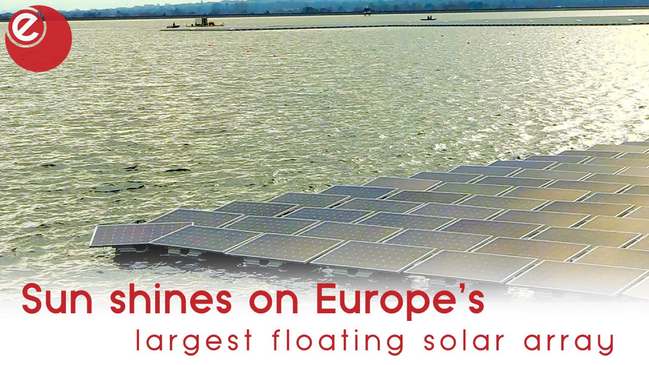 Europe's largest floating solar array in Greater London | Energy Live ...