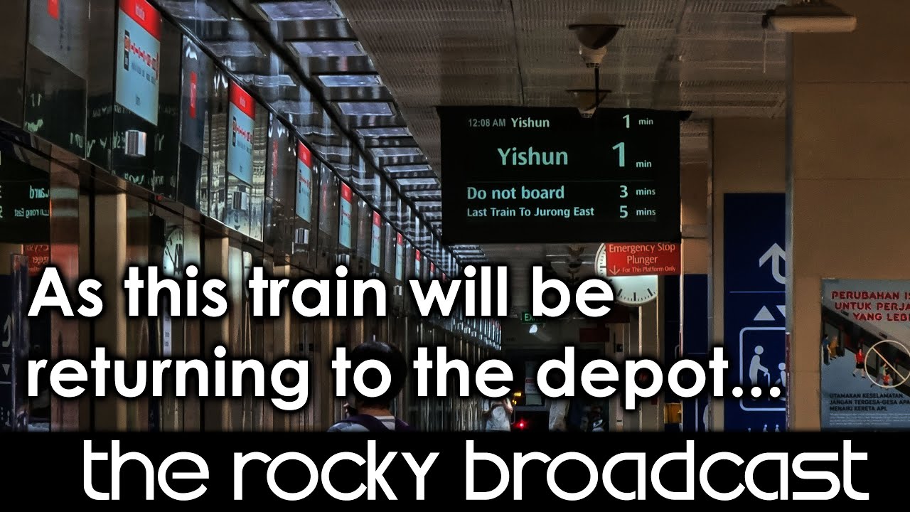SMRT Train Returning to Depot Announcement - YouTube