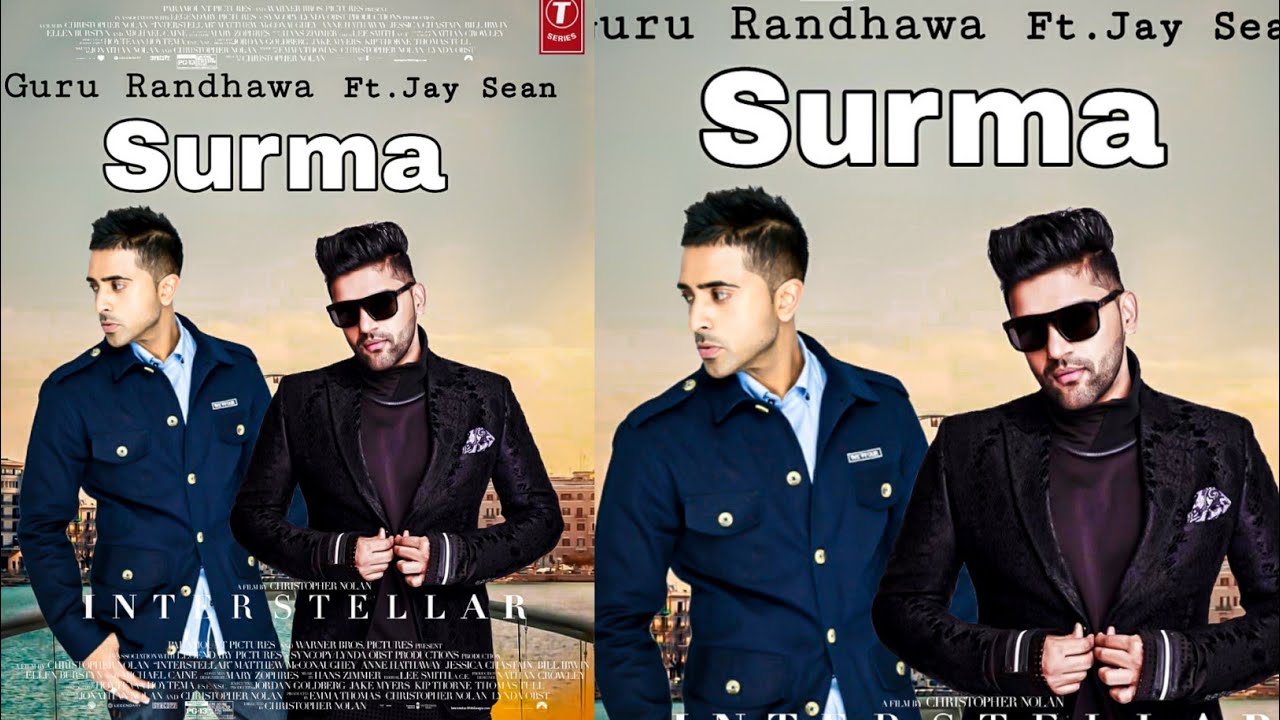 Guru Randhawa And Ft. Jay Sean New Song Surma Song Poster Photo Editing ...