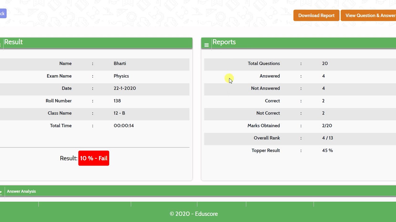 5 Student Previous Exam Result - YouTube