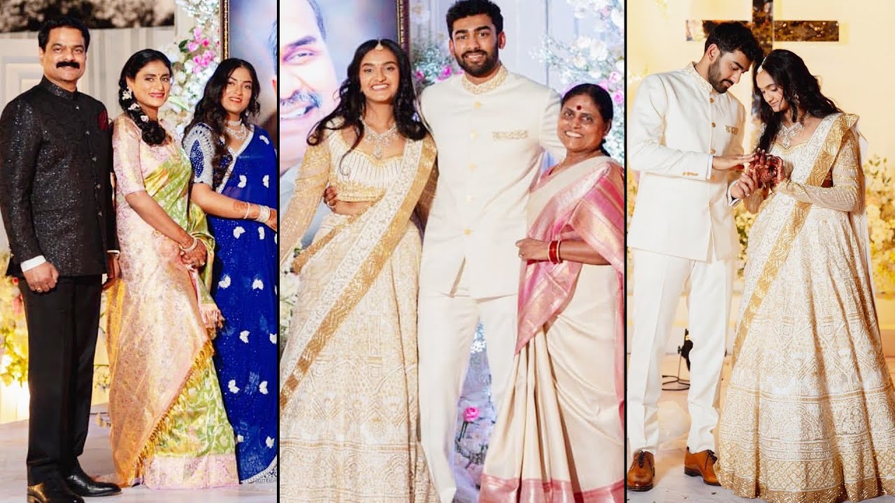 YS Sharmila Son Raja Reddy And Priya Atluri Marriage Video | YS ...