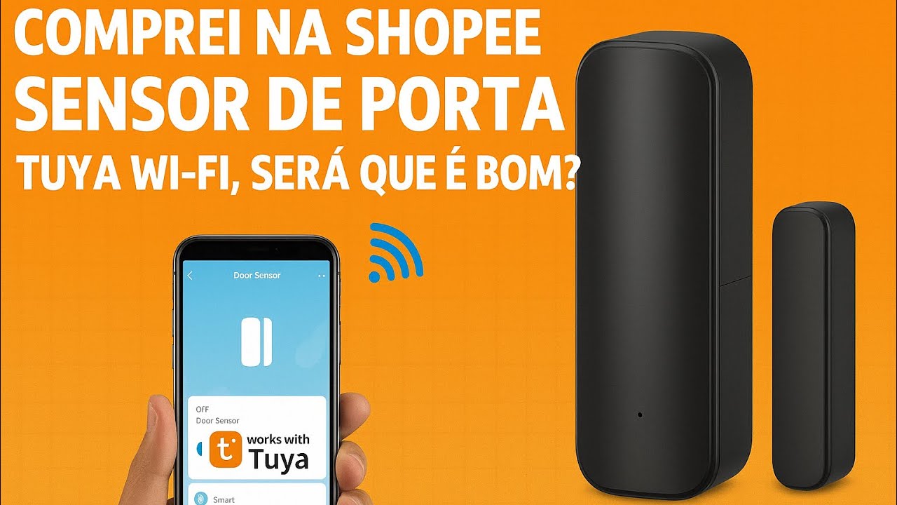 Sensor de porta Tuya-WI-FI da shopee é bom? - YouTube