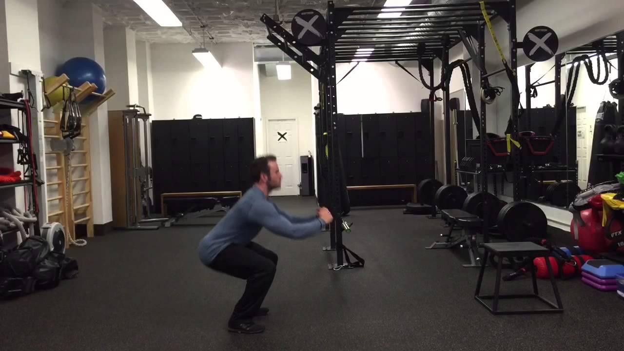 Squat Jump with Stabilization - Awakened Nutrition and Training - YouTube