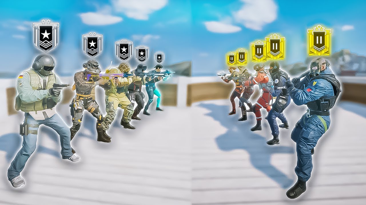 Can 5 Silvers Beat 5 Gold In Rainbow Six Siege? - YouTube