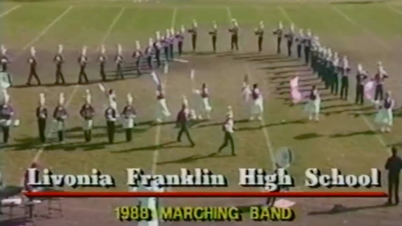 1988 Livonia Franklin High School Marching Band ... MCBDA State Finals ...