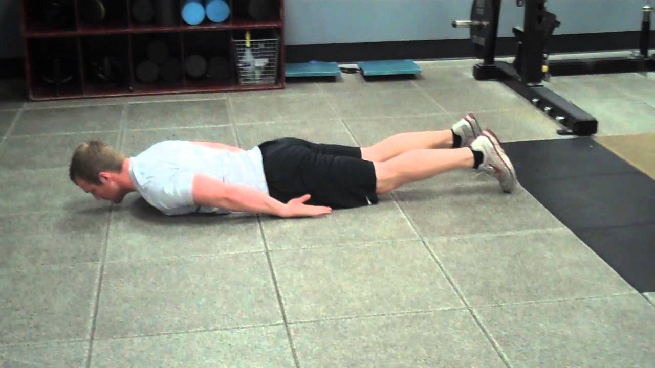 Prone Back Extension - YouTube