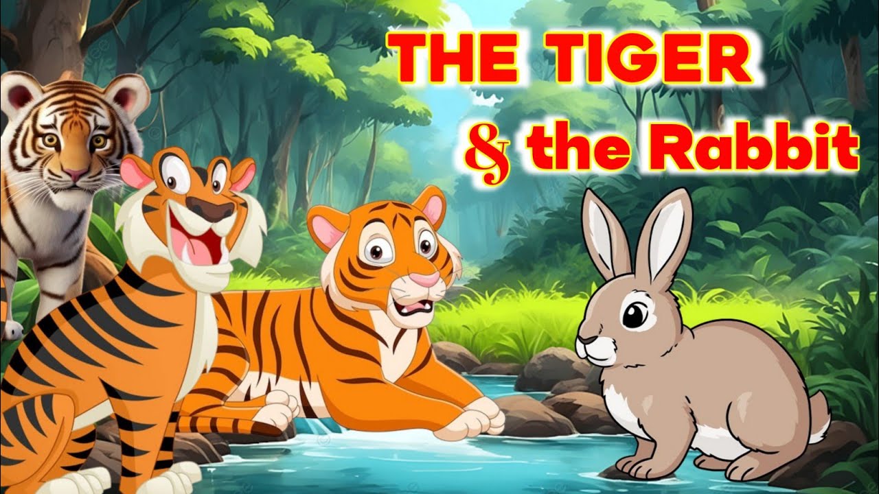 The Tiger and the Rabbit Story | 3D kids stories | English story ...