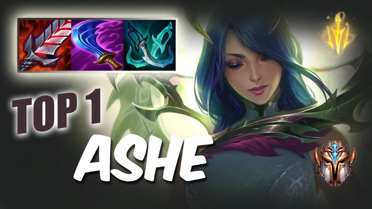 [Wild Rift] ASHE TOP 1 - S12 RUSH Challenger ranked game + build - YouTube